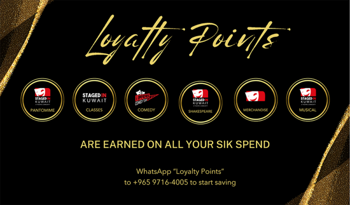 SIK LOYALTY POINTS – Staged In Kuwait